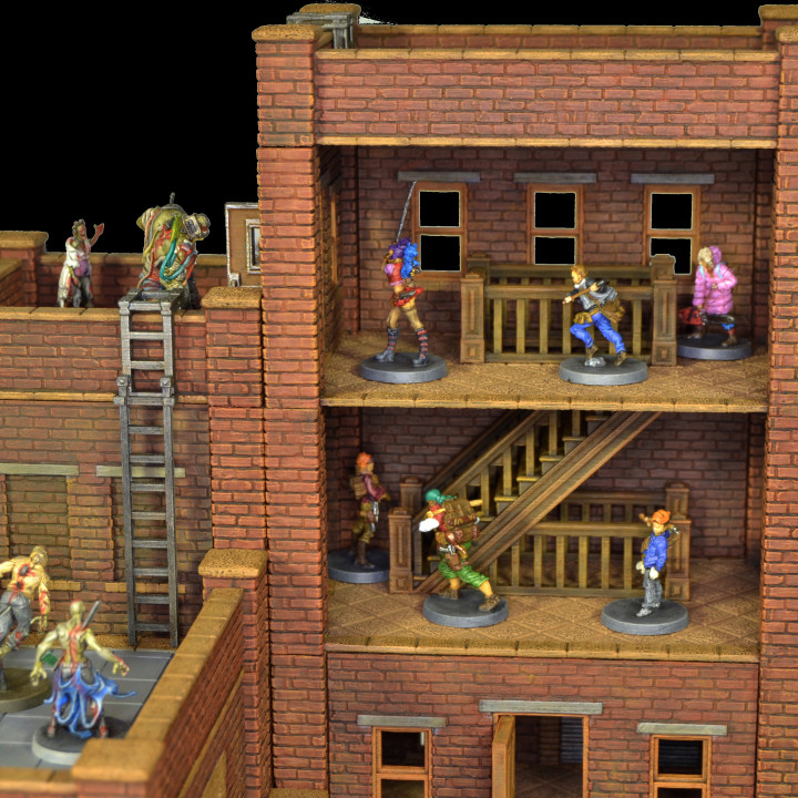 3D Printable Urban Buildings (Modular) by Dani Amengual