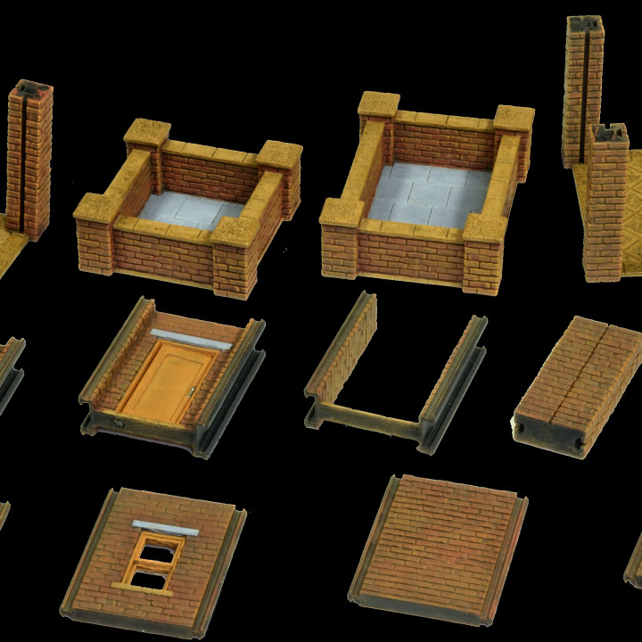 3D Printable Urban Buildings (Modular) by Dani Amengual