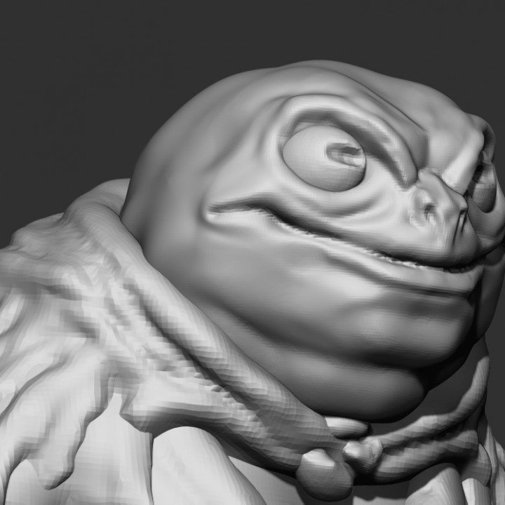 3D Printable Toad Swamp Druid / 32mm / DnD by Benjamin Gayer