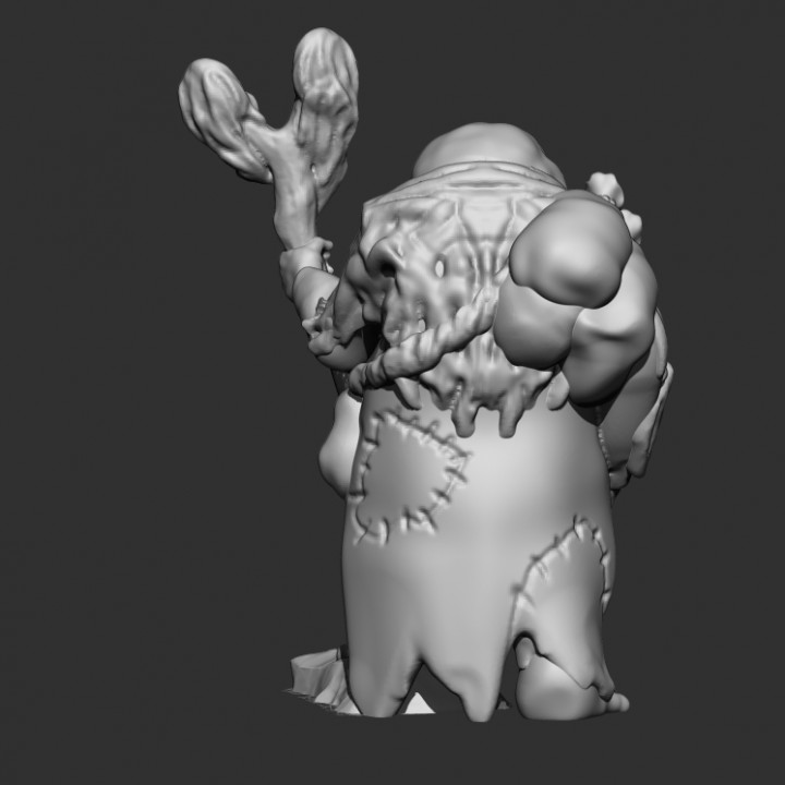 3D Printable Toad Swamp Druid / 32mm / DnD by Benjamin Gayer