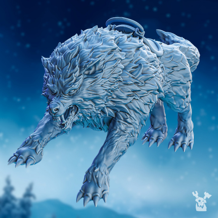 3D Printable Wolfriders' Wolves by dakkadakka.store