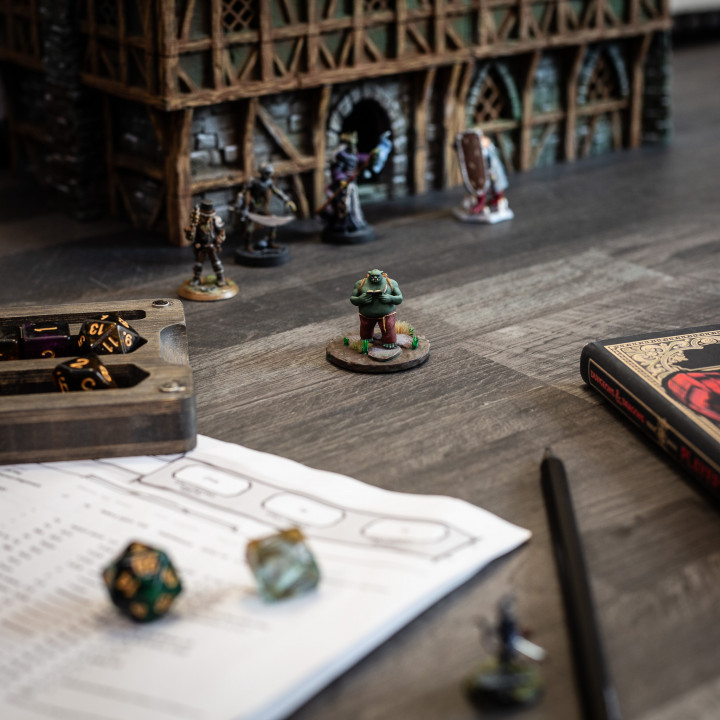 3D Printable Happy Ogre - Grunk The Ogre Cartographer by Grunk