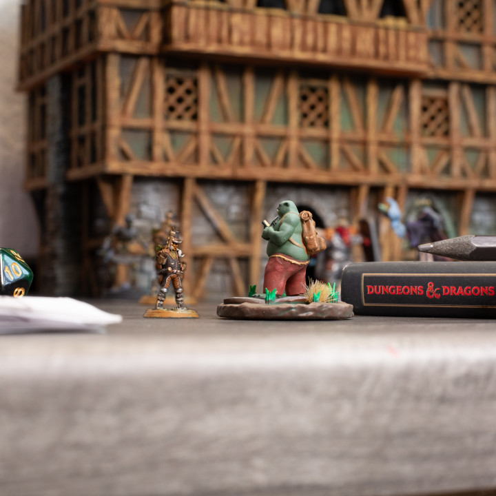 3D Printable Happy Ogre - Grunk The Ogre Cartographer by Grunk