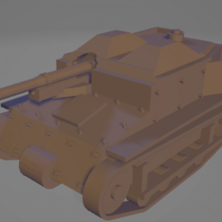 3D Printable Early Remixed Tanks by Joshua Butler