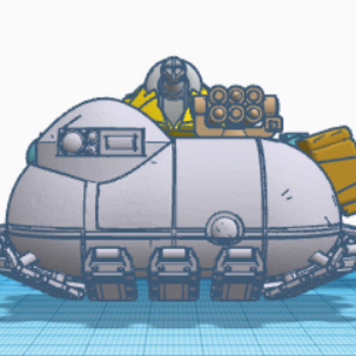 3D Printable Deodorant Tank by Joshua Butler