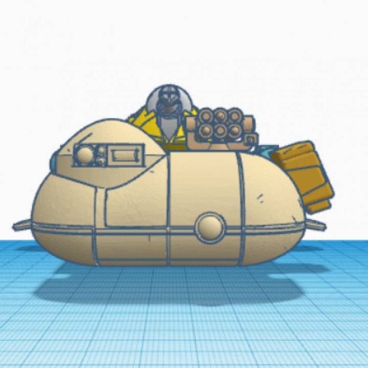 3D Printable Deodorant Tank by Joshua Butler