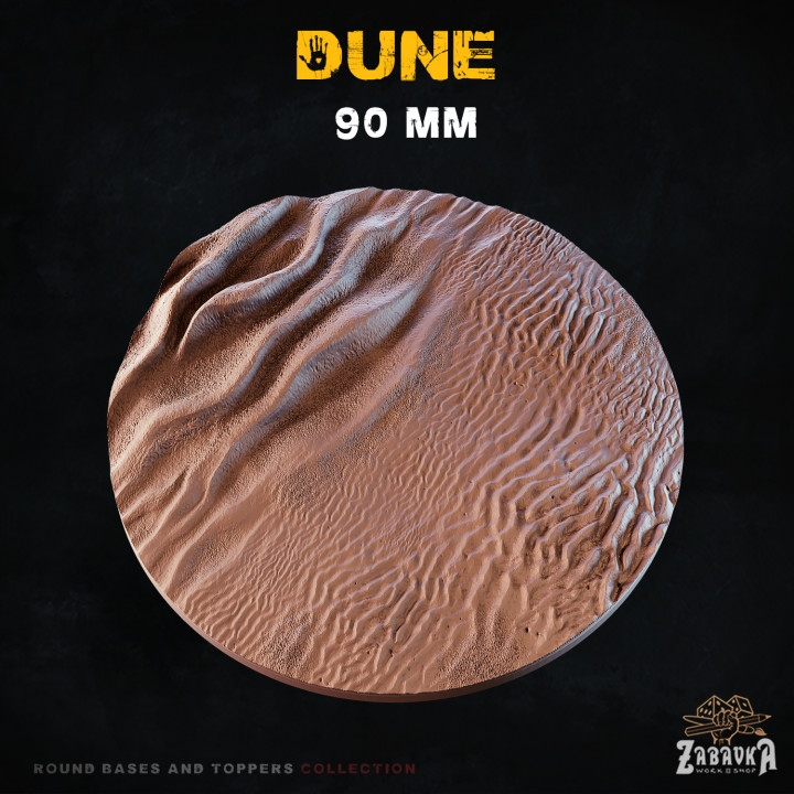 3D Printable Dune - Bases & Toppers (Full Set) by Zabavka Workshop