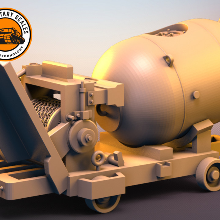 3D Printable Contact sea mine #3 by MilitaryScales