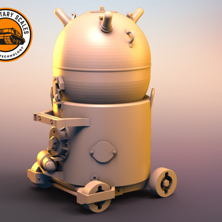 3D Printable Contact sea mine #4 by MilitaryScales