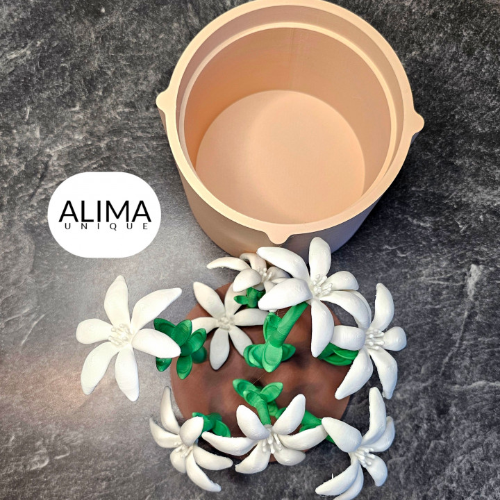 3D Printable Charming lily plant for the office or home by ALIMA UNIQUE ...