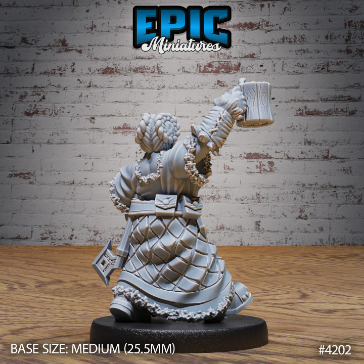 3D Printable Dwarf Tribe Serving / Dwarfen Warrior / Mysterious ...