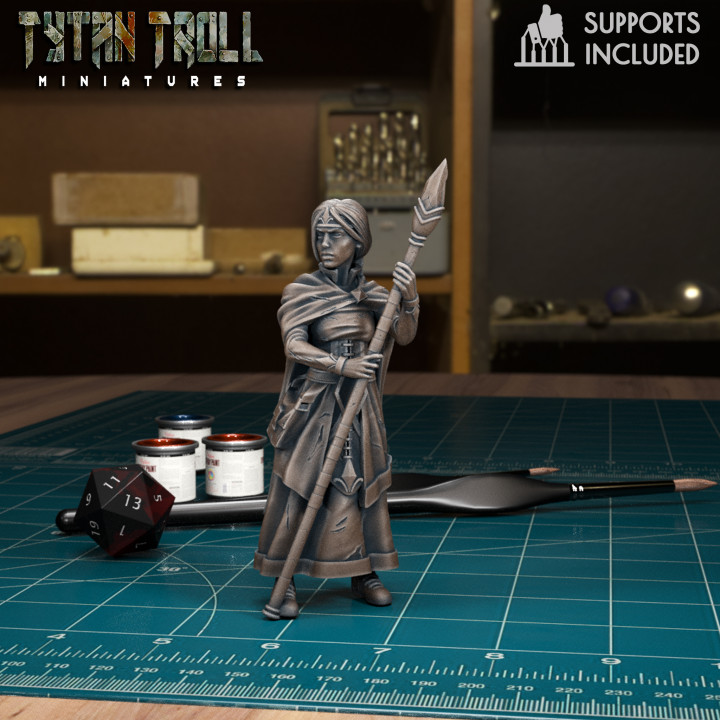 3D Printable DnD Heroes Human Mages [Pre-Supported] by TytanTroll ...