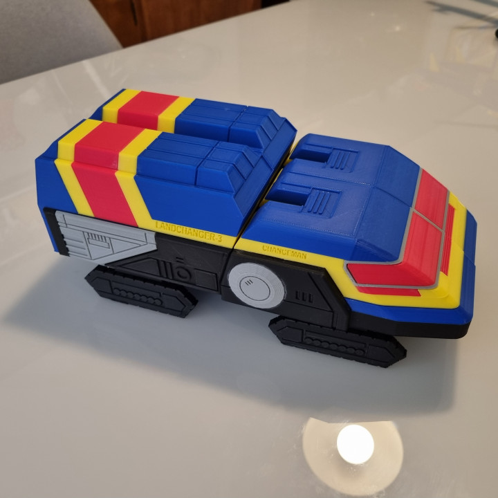 3D Printable Change Robo - Changeman by Eduardo Germani Martins