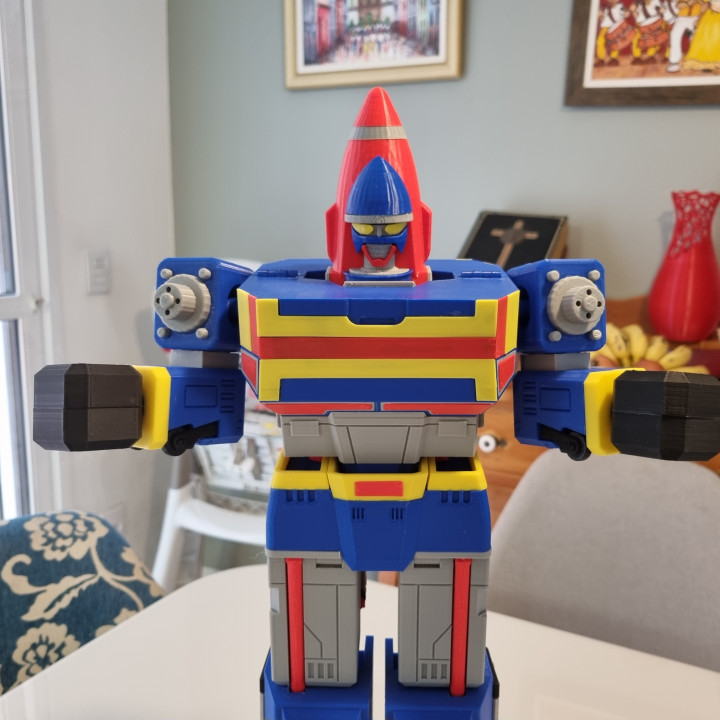 3D Printable Change Robo - Changeman by Eduardo Germani Martins