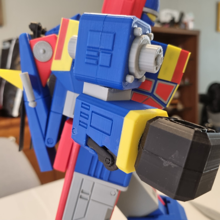 3D Printable Change Robo - Changeman by Eduardo Germani Martins