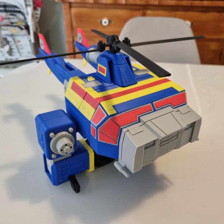 3D Printable Change Robo - Changeman by Eduardo Germani Martins