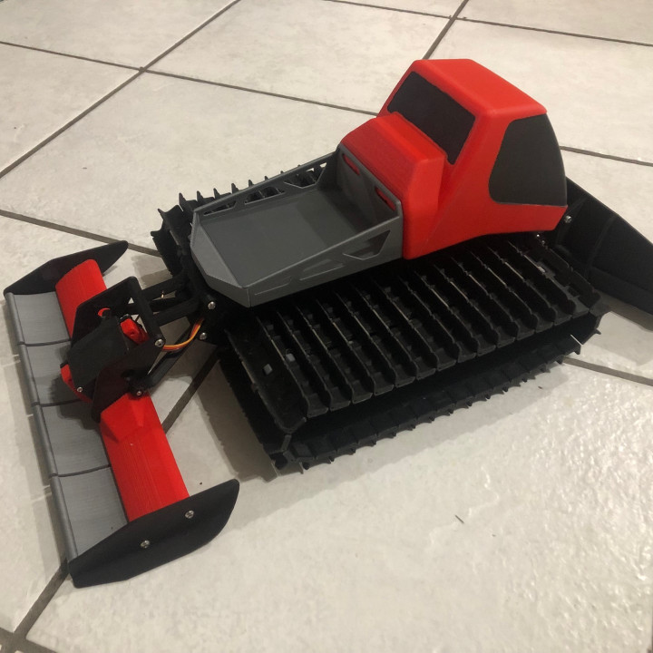 3D Printable RC MINI DRIFTER SNOW CAT 1 by D Merritt