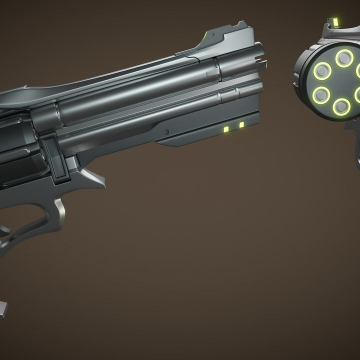 3D Printable Revolver by PrintCrafts