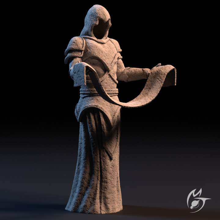 3D Printable Mausoleum Modular Statues by Making Tlon