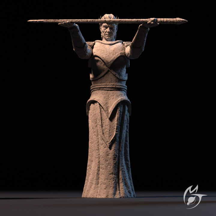 3D Printable Mausoleum Modular Statues by Making Tlon