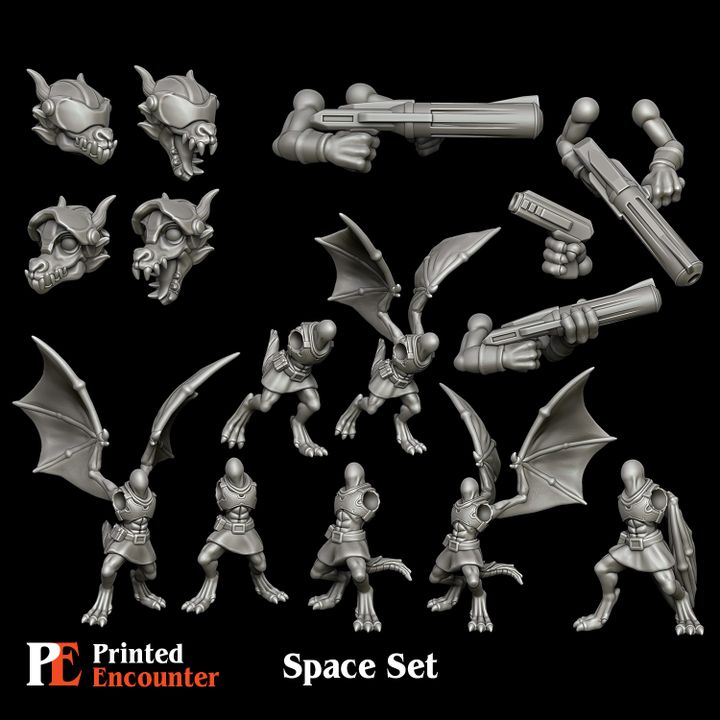 3D Printable Modular Kobold by Printed Encounter