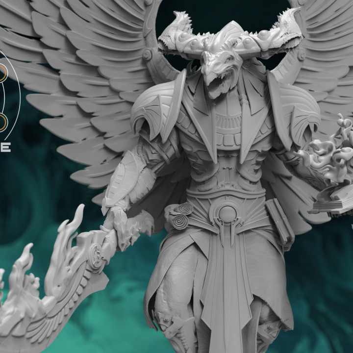 3D Printable Archdemon of Aegyptus by Atlan Forge
