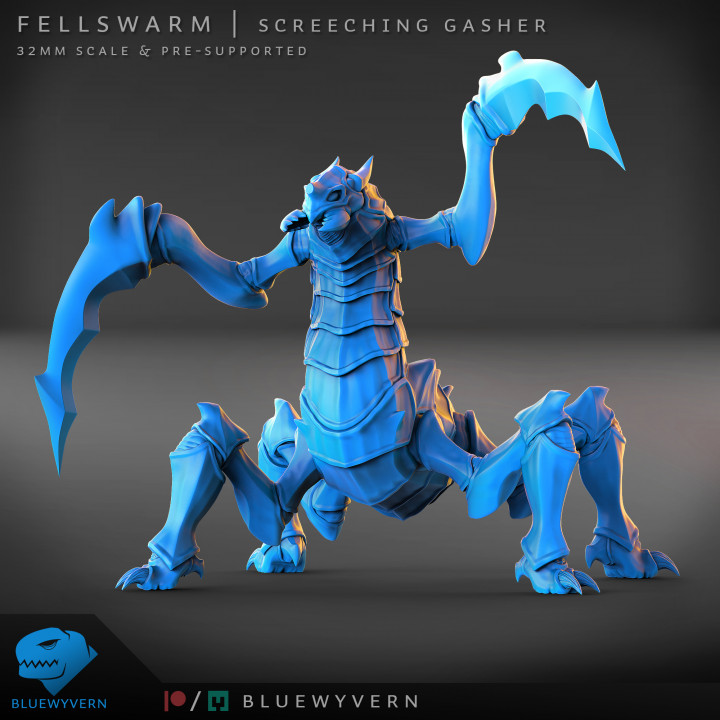 3D Printable Fellswarm - Screeching Gasher (Early Access Mini) by ...