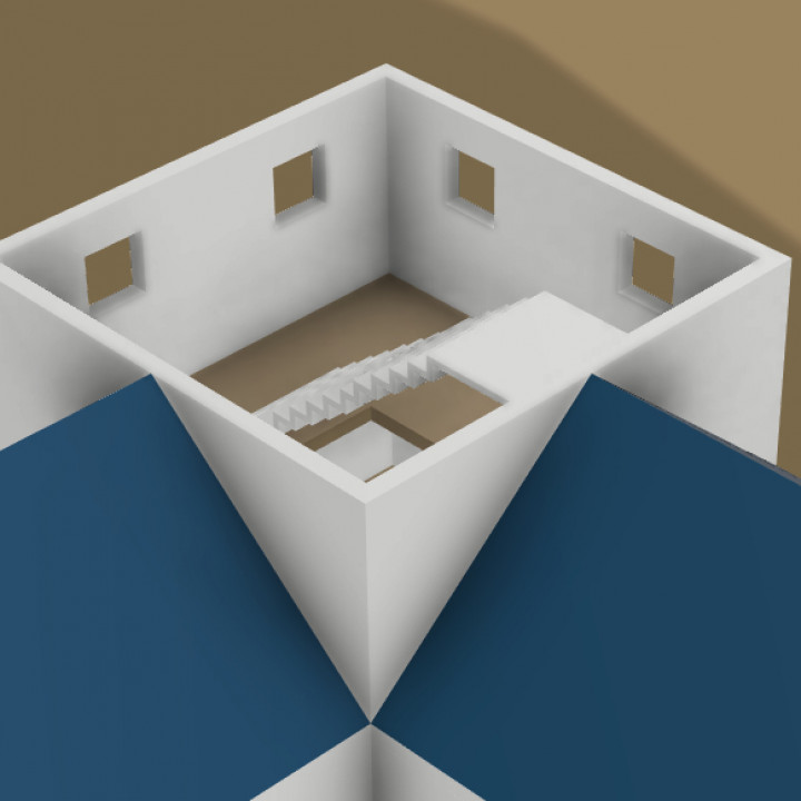 3D Printable Splat Zone 28mm Scale village by Buck Hedges