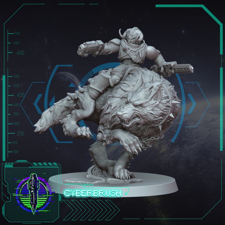 3D Printable StormWolf Rider 3 by Cyberbrush