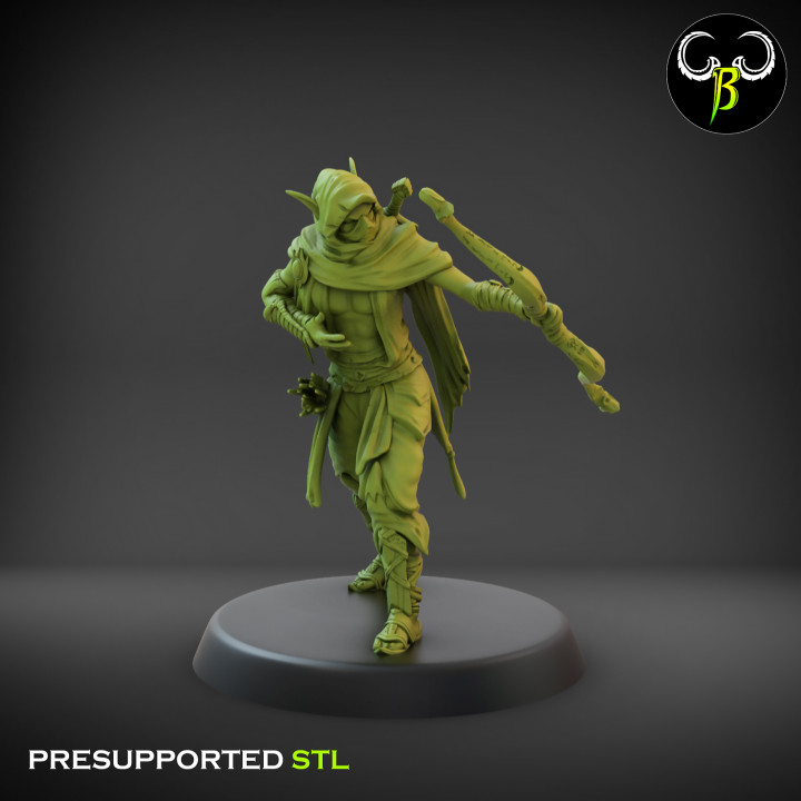 3D Printable Desert Sentinels Set B by ClayBeastCreation