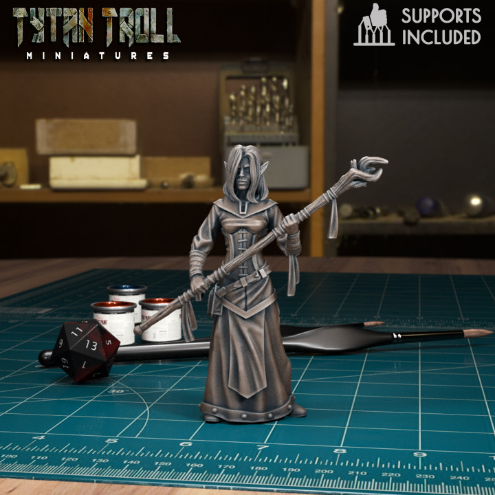 3D Printable DnD Heroes Mages Bundle [Pre-Supported] by TytanTroll ...