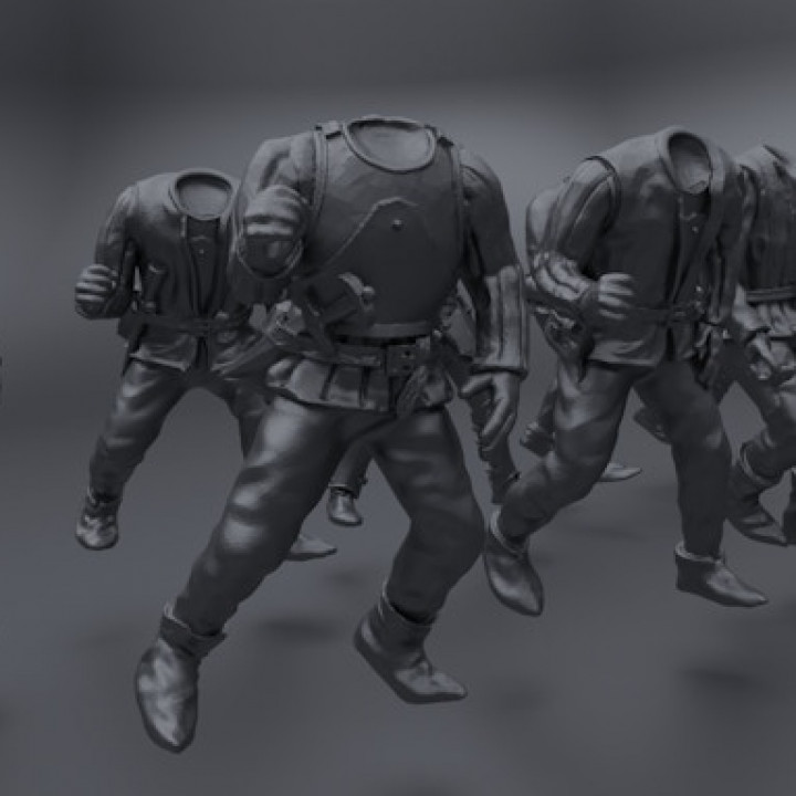 3D Printable ArmoredMarchingPikemen by WarsteelMiniatures