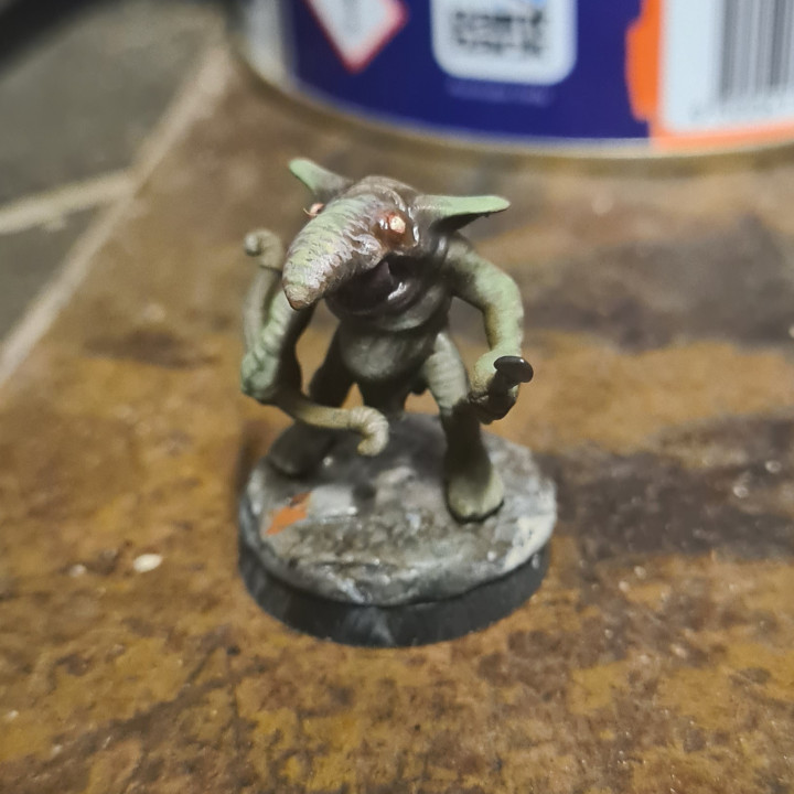 3D Print of MorkBorg - Goblin with Bow by DrFishman