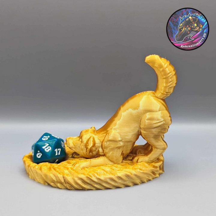 3D Printable Dog Dice Guardian by Kirsten M