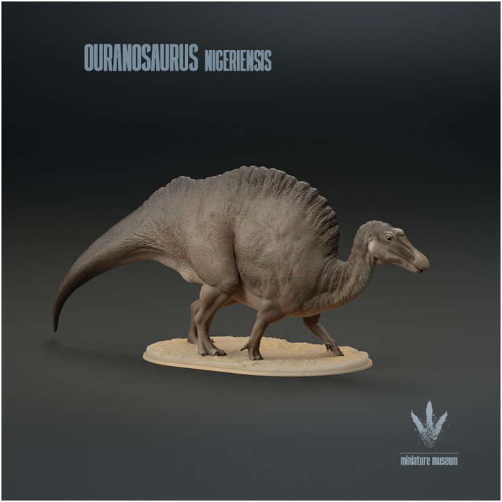 3D Printable Ouranosaurus nigeriensis : The Brave Lizard by Miniature ...