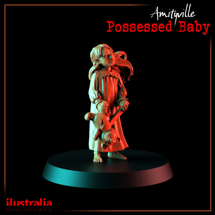 3D Printable Possessed Baby by ilustralia miniatures