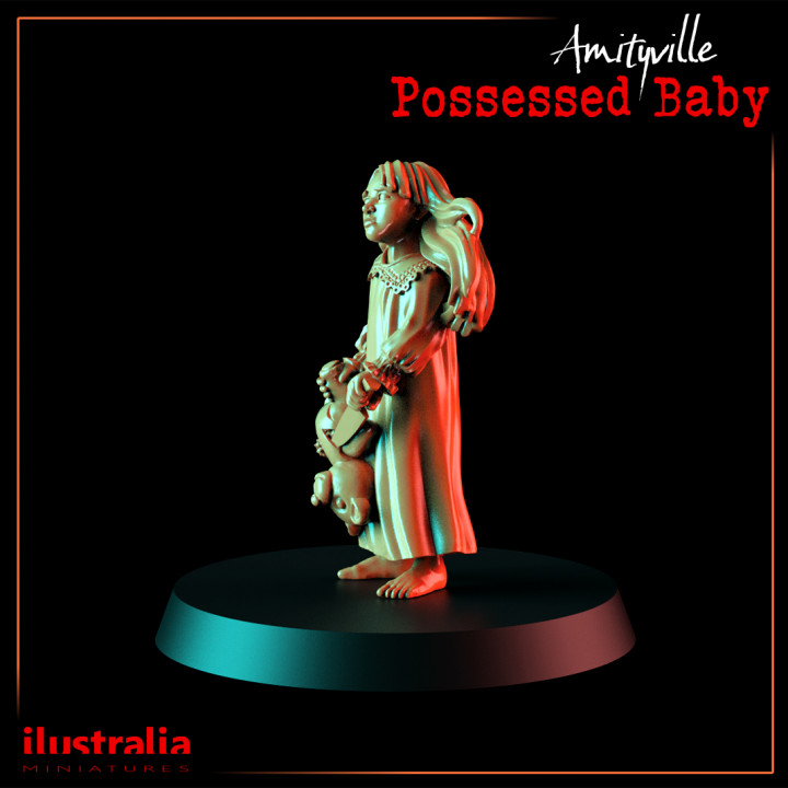3D Printable Possessed Baby by ilustralia miniatures