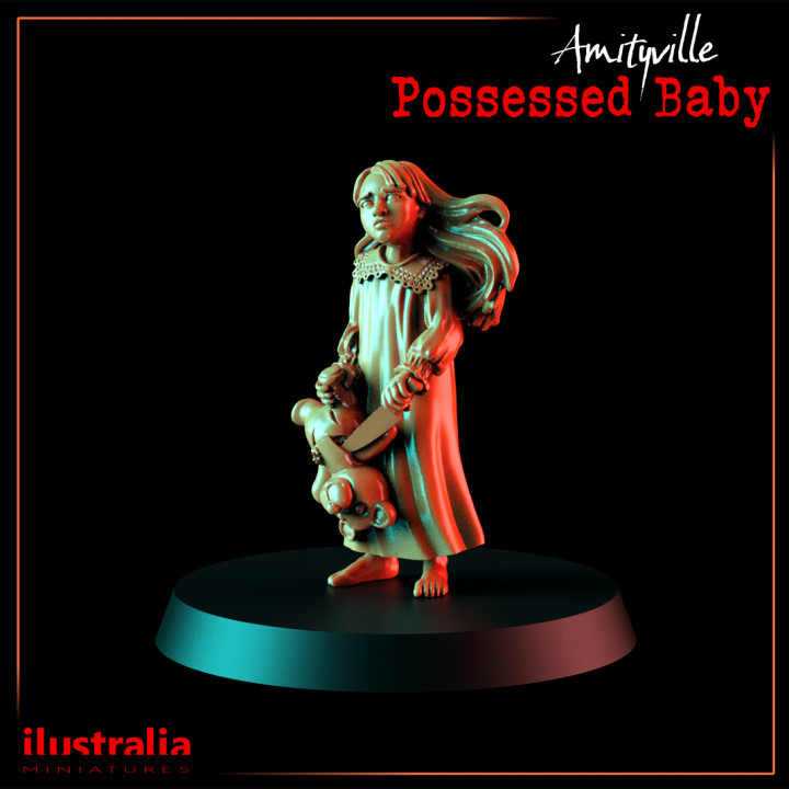 3D Printable Possessed Baby by ilustralia miniatures