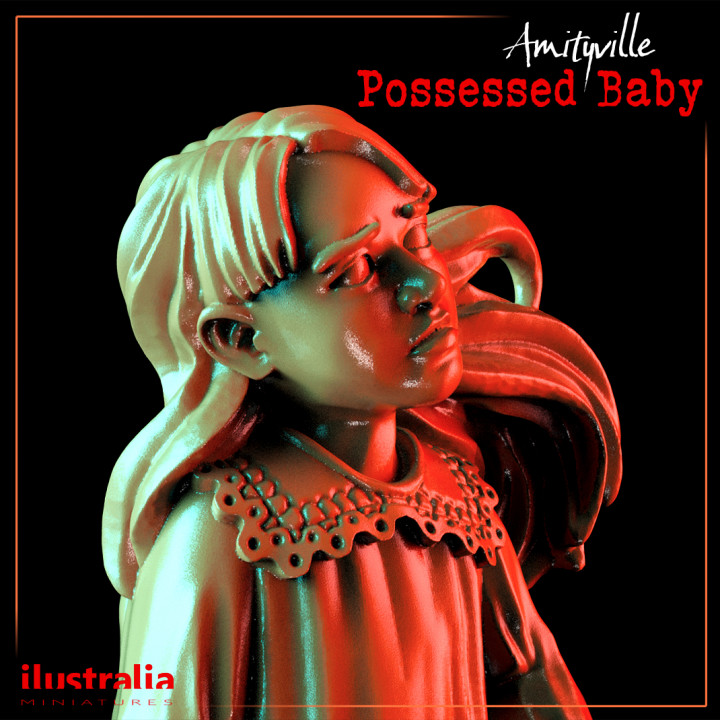 3D Printable Possessed Baby by ilustralia miniatures