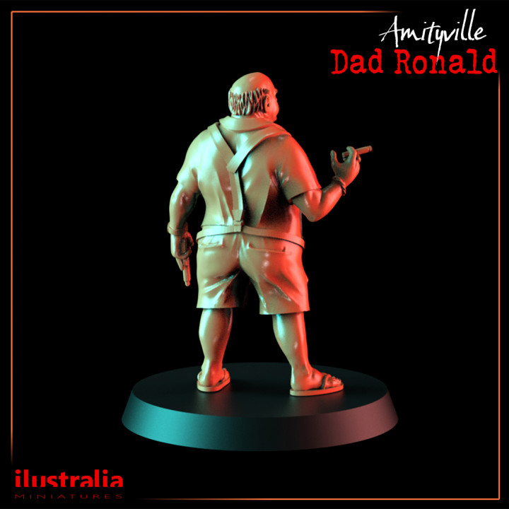3D Printable Dad Ronald by ilustralia miniatures