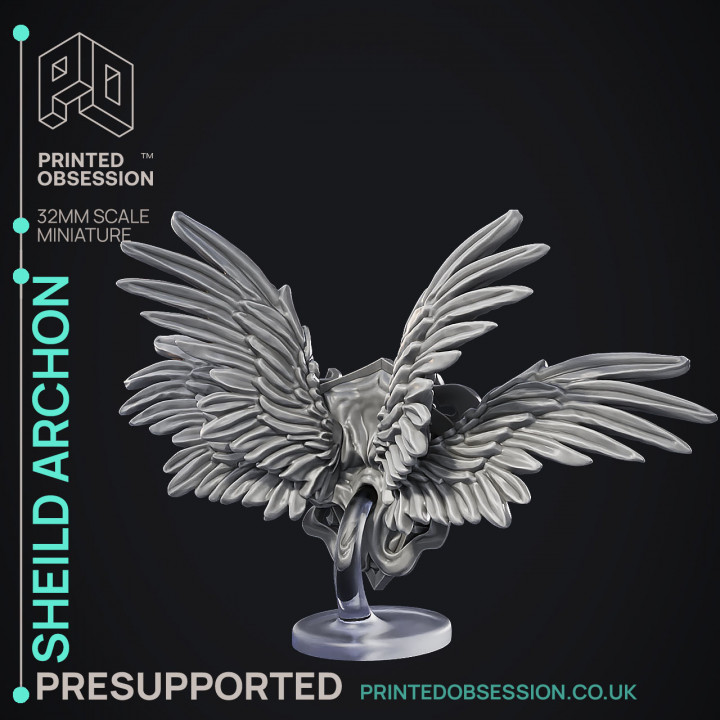 3D Printable Shield Archon - RP Item & Summon - PRESUPPORTED ...
