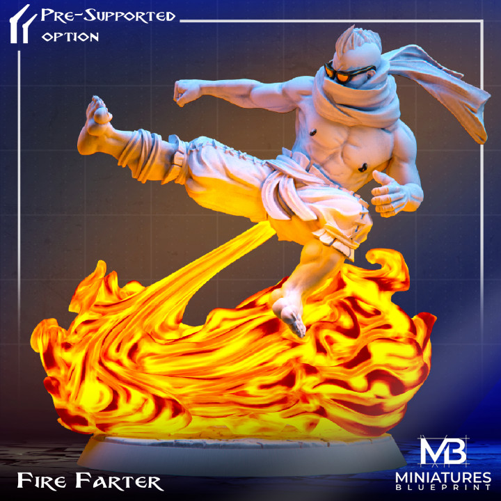 3D Printable Fire Farter - April Fool by Miniatures Blueprint