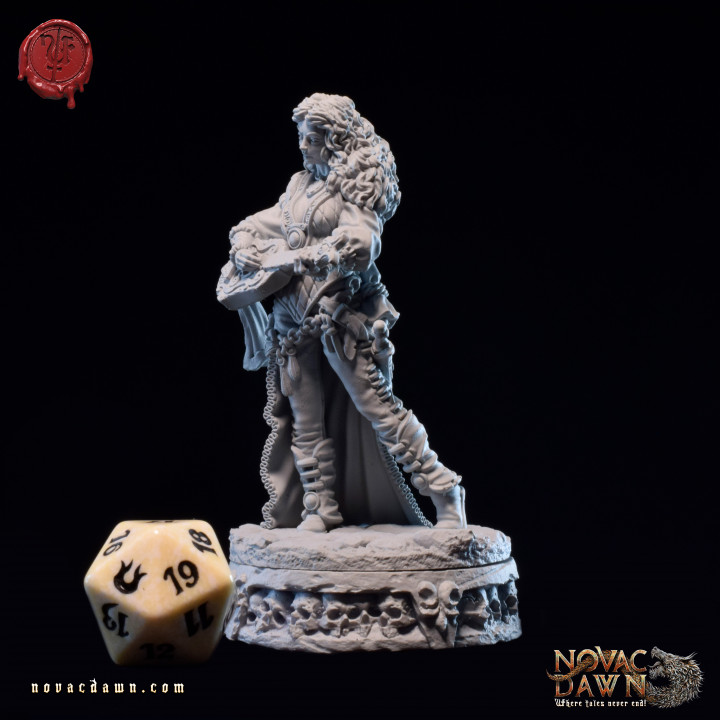 3D Printable Catriona - The Merrymaker - 75mm by Novac Dawn