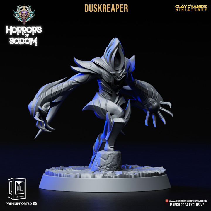 3D Printable Duskreaper by Clay Cyanide Miniatures
