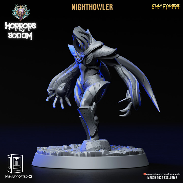 3D Printable Nighthowler by Clay Cyanide Miniatures