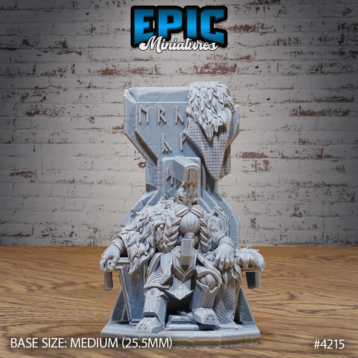 3D Printable Cursed Dwarf Lord Set / Dwarfen Warrior / Mysterious ...