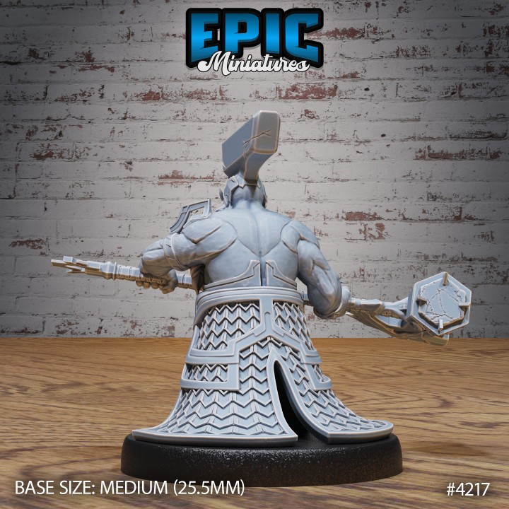 3D Printable Cursed Dwarf Lord Set / Dwarfen Warrior / Mysterious ...