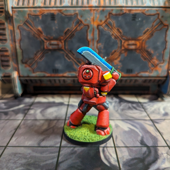 3D Printable 28mm Supportless Space Soldier Squad - 8 Poses by ...