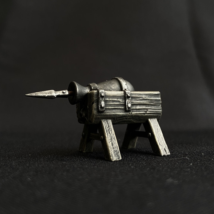 3D Printable Pot de Fer (Medieval Artillery) by Tiny Furniture