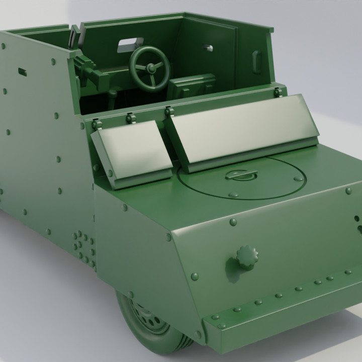 3D Printable Standard Beaverette Mk.II (UK, WW2) by Wargame3d